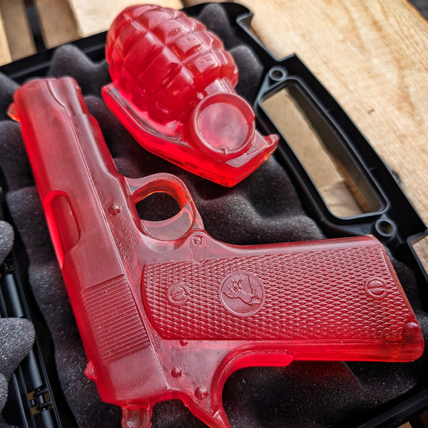 SOAP GUN + GRENADE Combo with Case (Red Dawn) – ChocolateWeapons