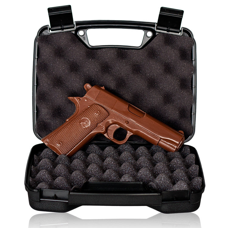 Chocolate Gun - Full-sized Solid Milk Chocolate 1911 Handgun ...