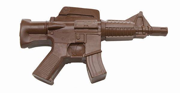 Solid Milk Chocolate AR15 - Mini Chocolate Machine Gun – ChocolateWeapons